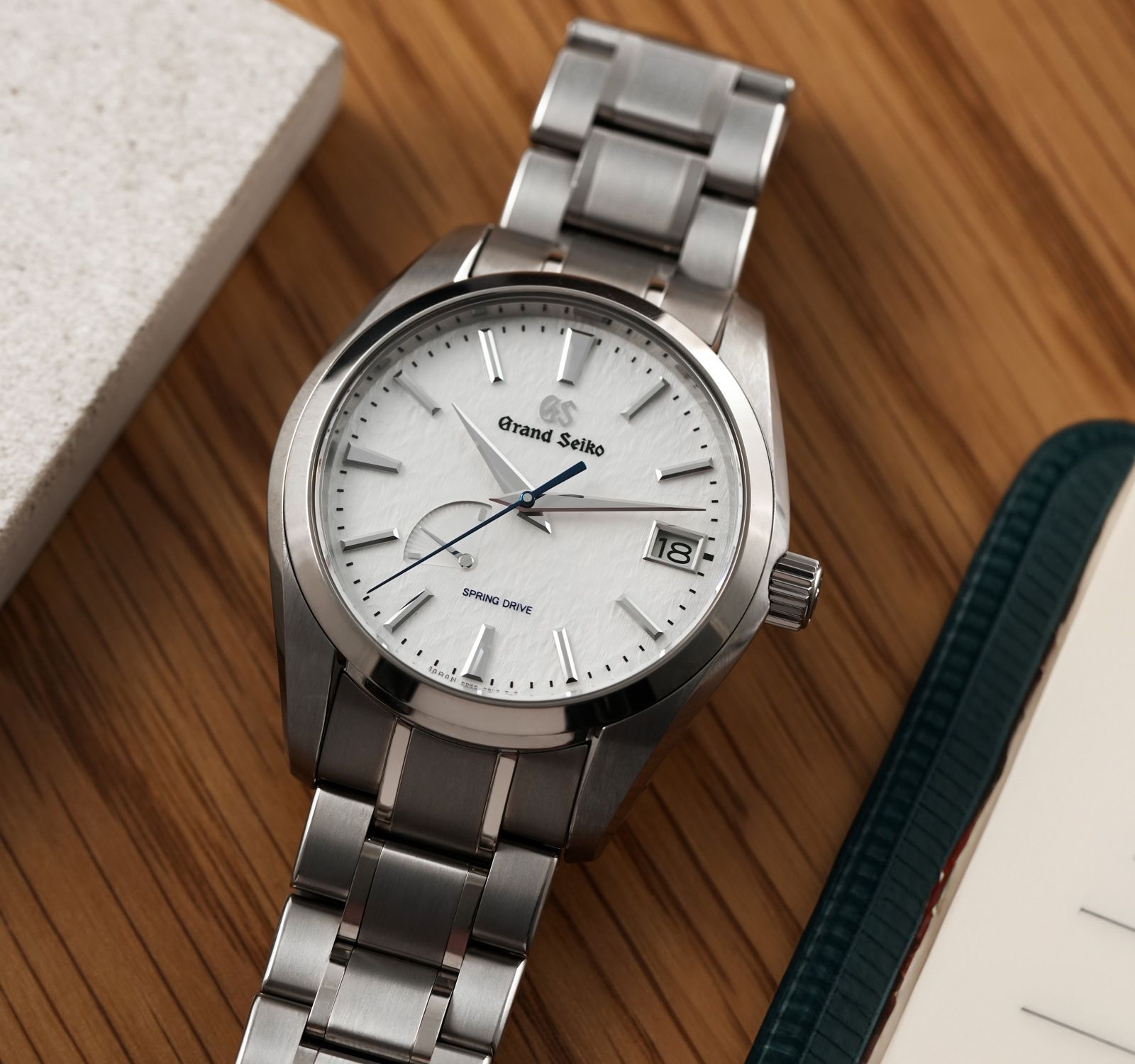 Pre-Owned Grand Seiko Heritage Men Watch in White Colour Dial