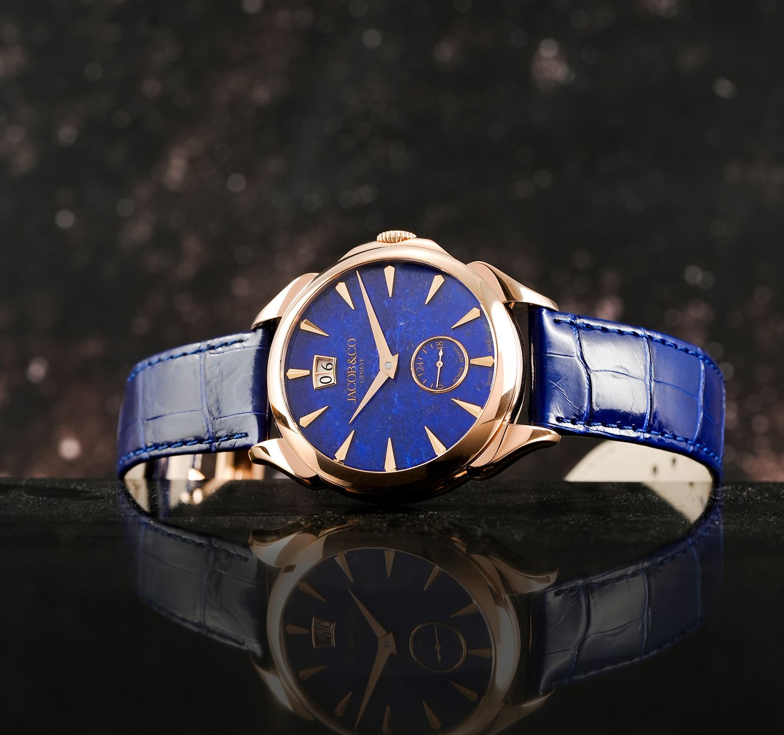 Pre-Owned Jacob & Co. Palatial Men Watch in Blue Colour Dial