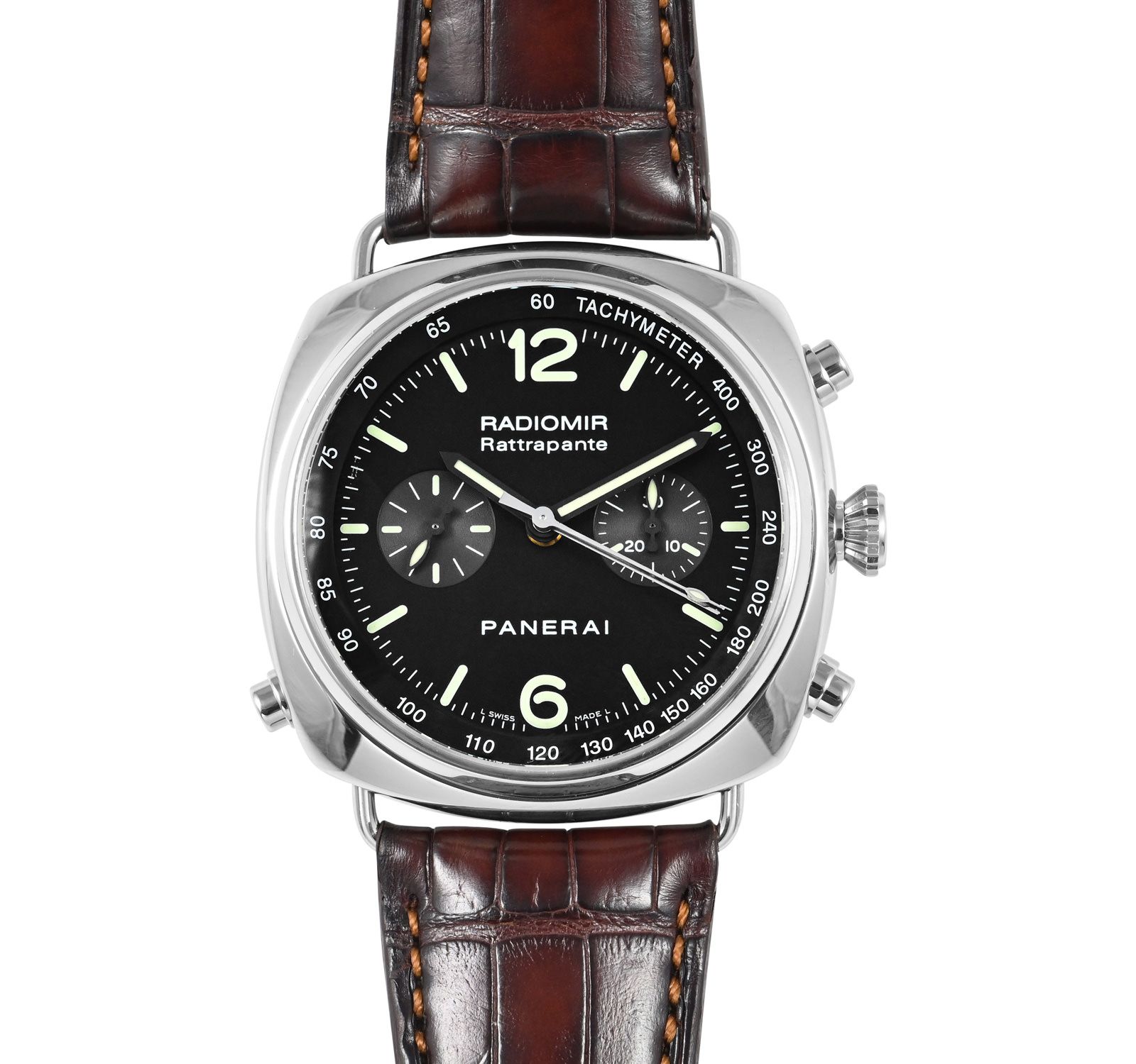 Pre-Owned Panerai Radiomir Men Watch in Black Colour Dial