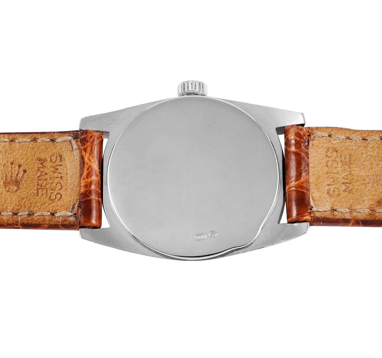 Pre-Owned Rolex Cellini Women Watch in Black Colour Dial