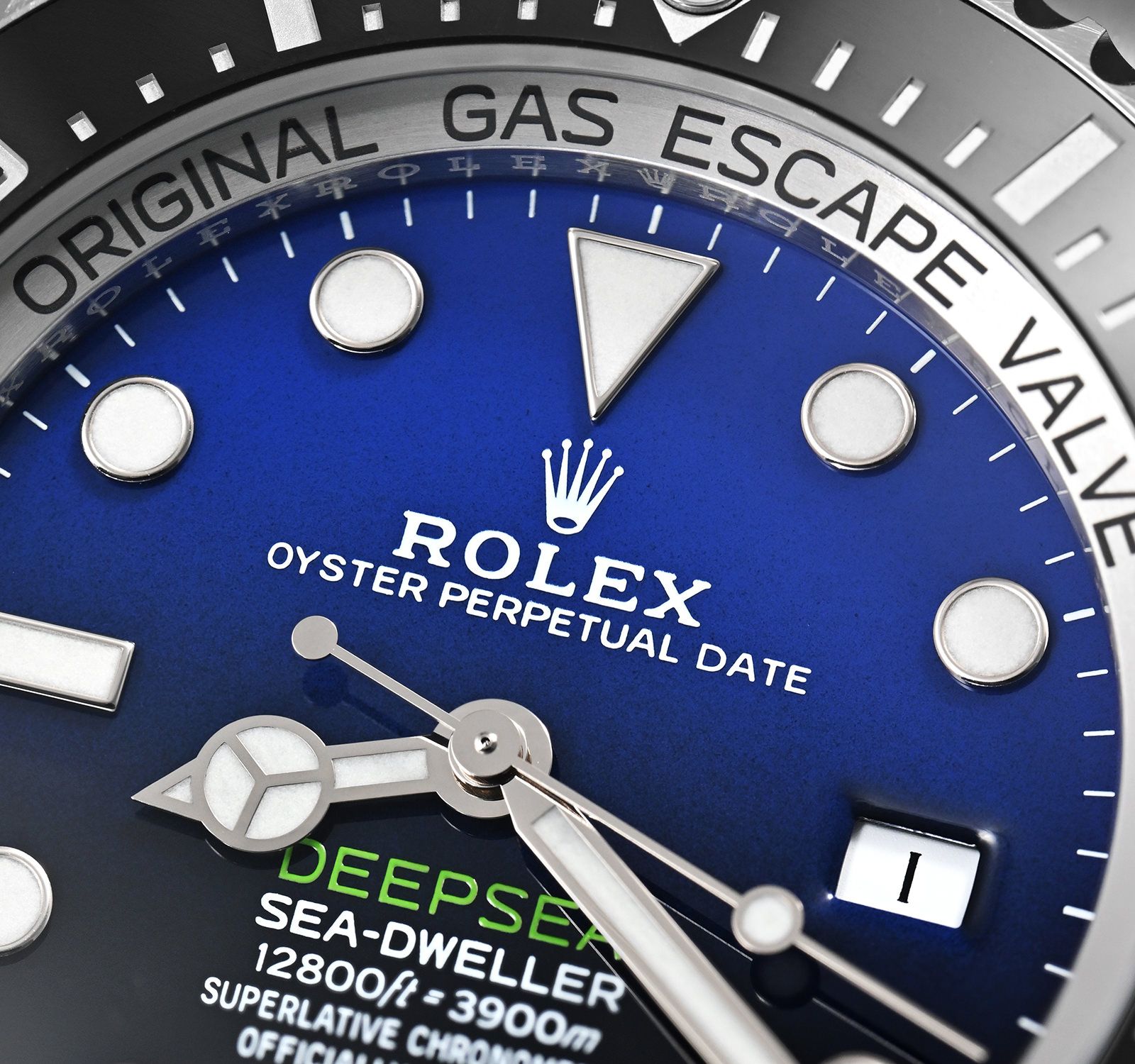 Pre-Owned Rolex Deepsea Men Watch in Blue Colour Dial