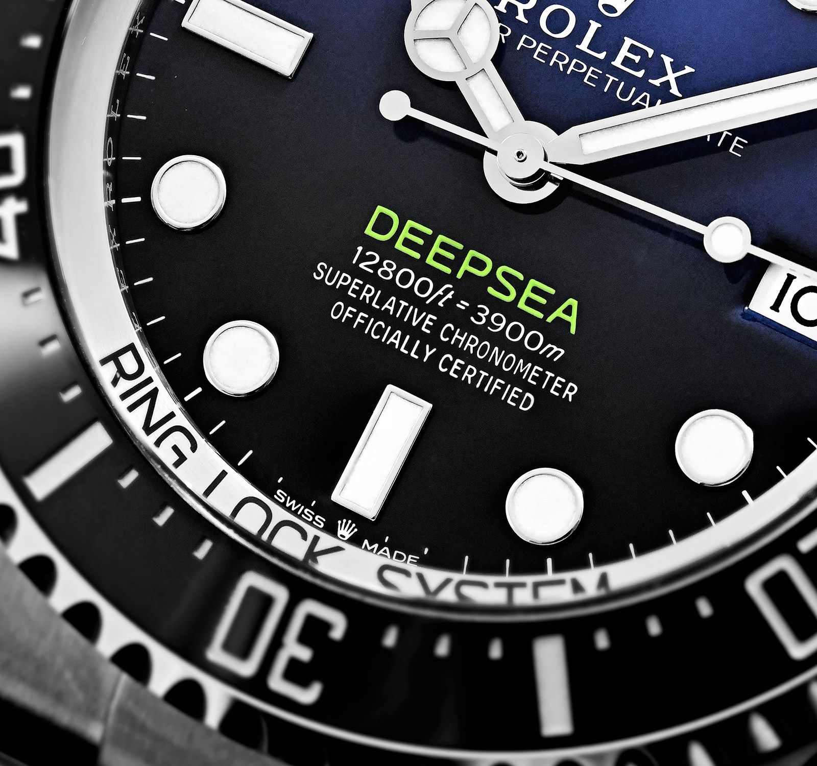 Pre-Owned Rolex Deepsea Men Watch in Blue Colour Dial