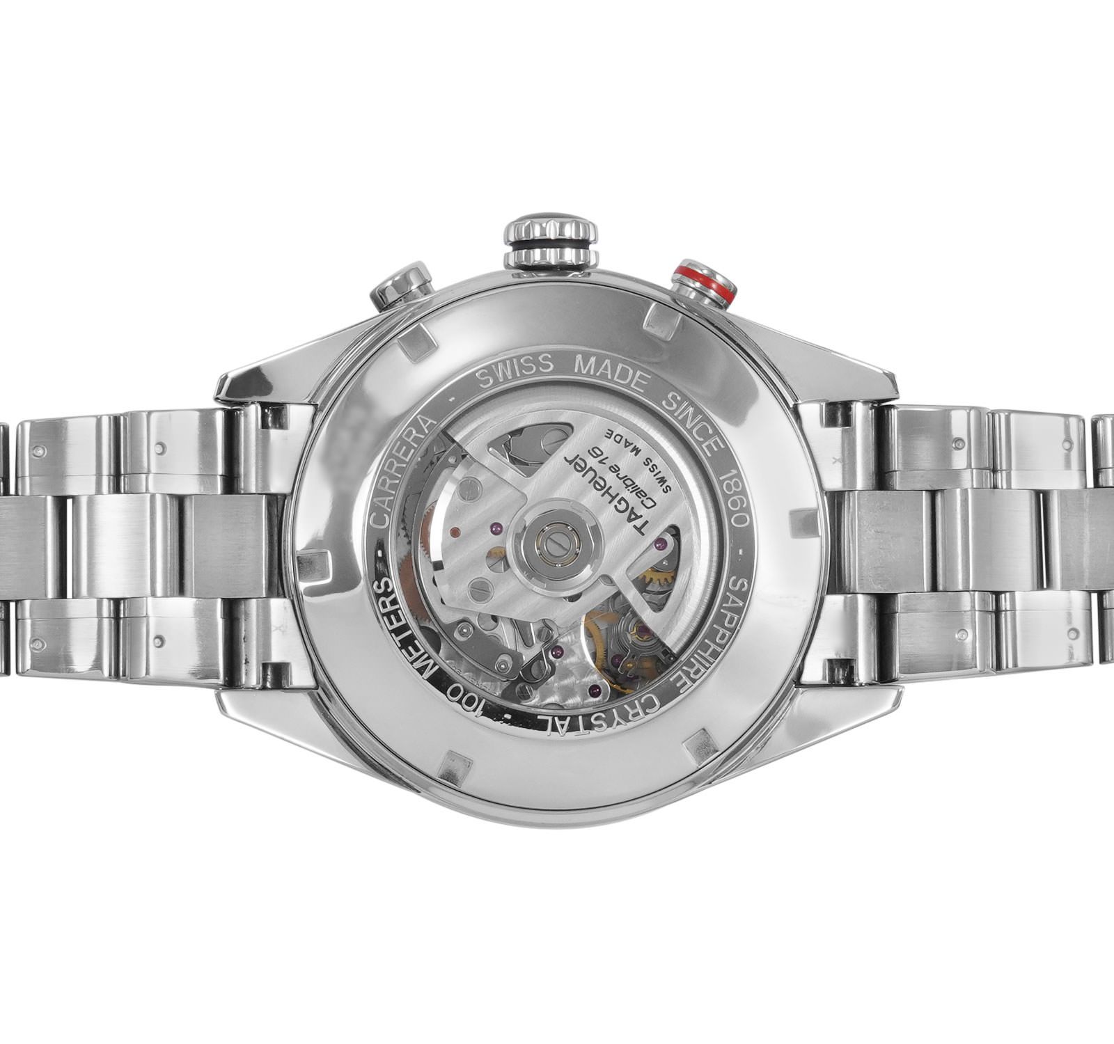 Pre-Owned TAG Heuer Carrera Men Watch in Black Colour Dial