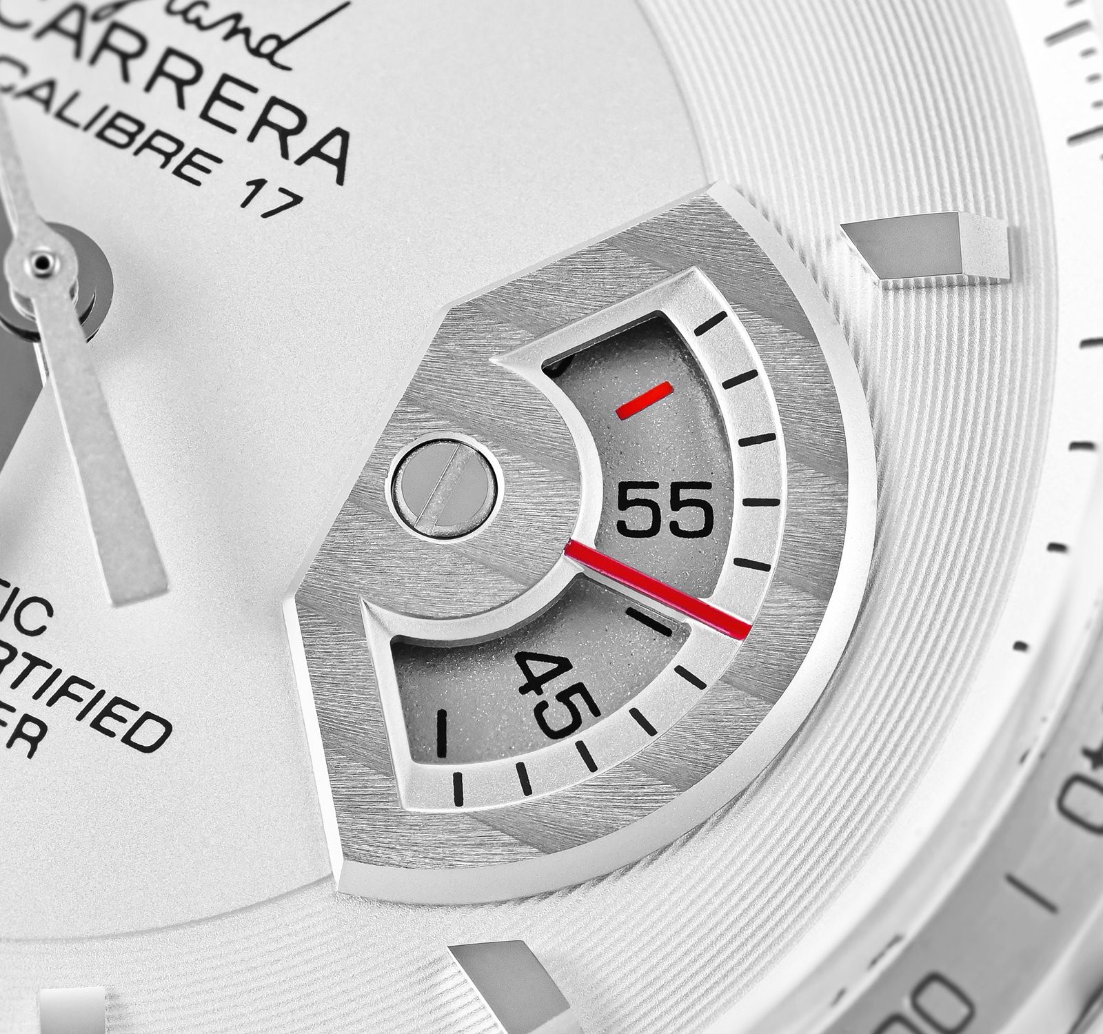 Pre-Owned TAG Heuer Grand Carrera Men Watch in Silver Colour Dial