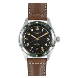 Pre-Owned Longines Longines Spirit Men Watch in Anthracite Colour Dial