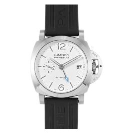 Pre-Owned Panerai Luminor Men Watch in White Colour Dial